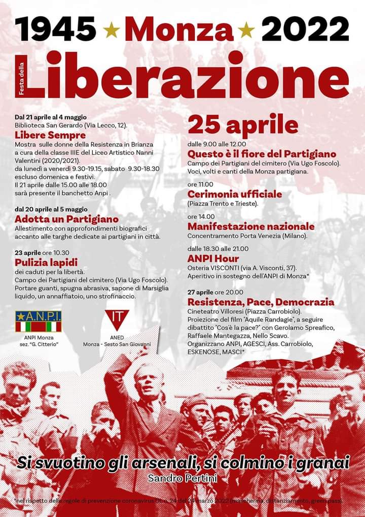 "80° della Resistenza, per un mondo di pace": la tessera ANPI 2023 | ANPI